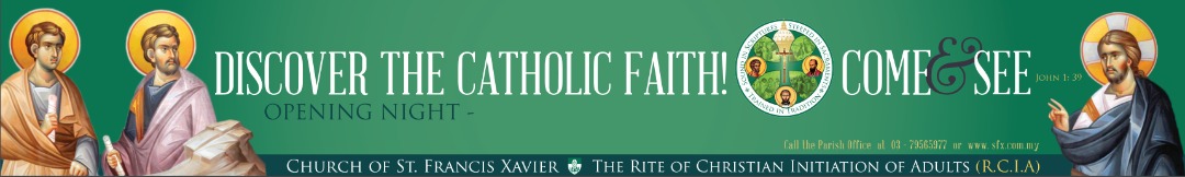 Rite of Christian Initiation of Adults (RCIA) - Church of St Francis Xavier