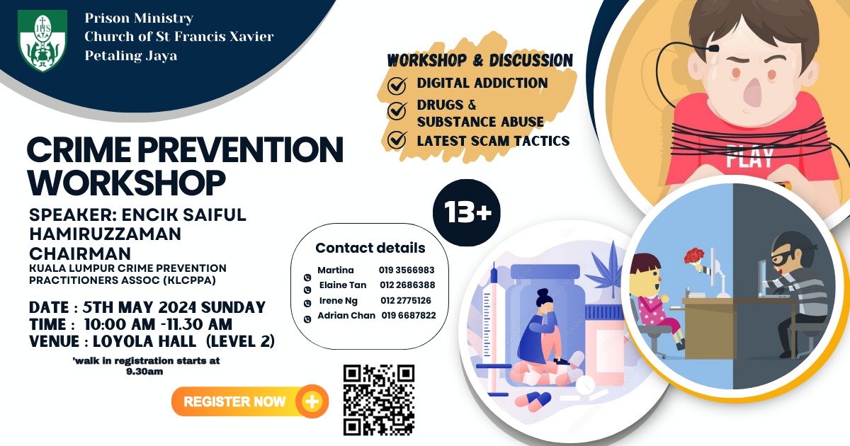 Prisons Ministry presents "Crime Prevention Workshop" - Church of St ...