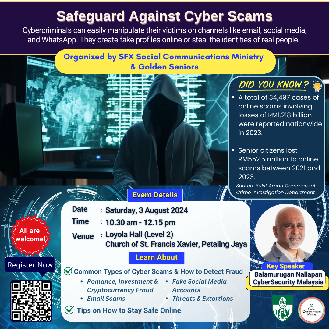 “Safeguarding Against Cyber Scams” Talk by SFX Social Communications ...