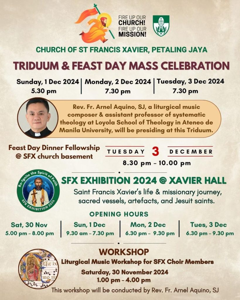 SFX Feast Day - Church of St Francis Xavier